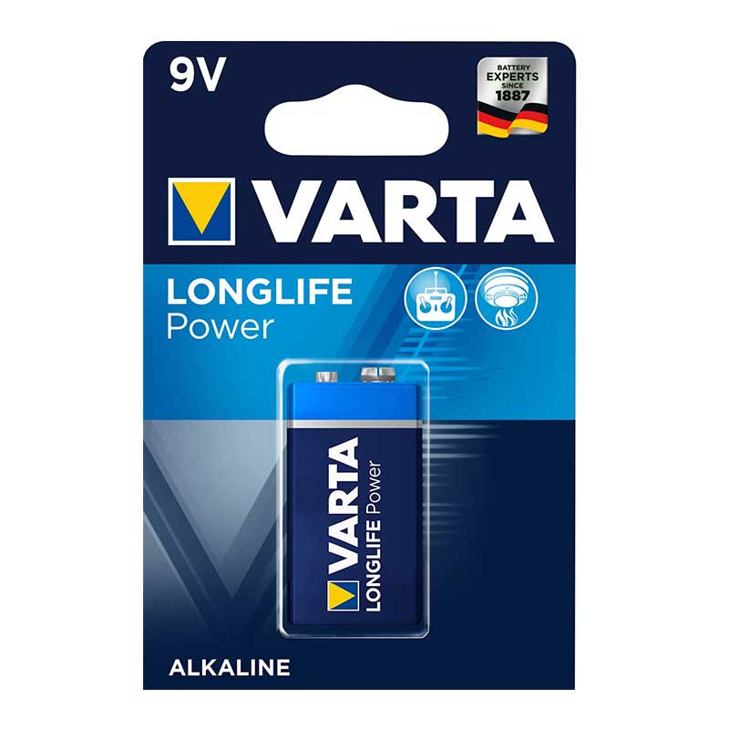 Pile 6LR61 9V - Fiable pour appareils électroniques Varta