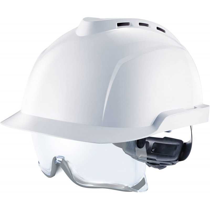 Casque V-Gard 930® blanc avec surlunette MSA